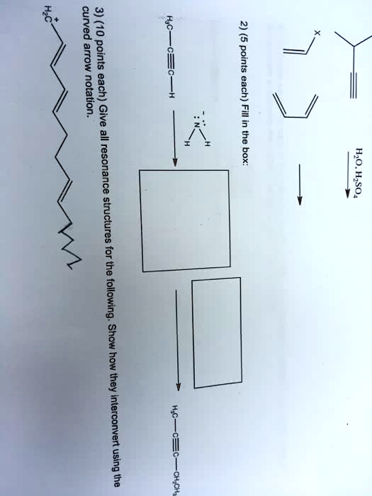 SOLVED: ' Can someone do 2 and 3 for me?? Fill in the box: Give all resonance structures for the ...