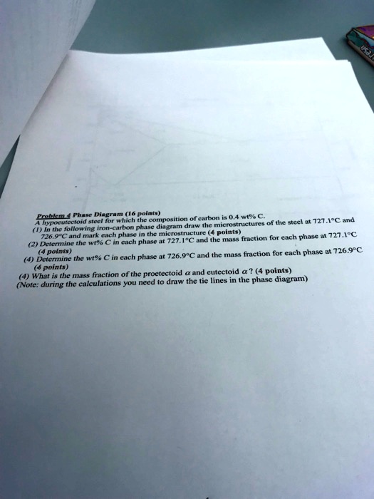 SOLVED: Material science A hypoeutectoid steel for which the ...