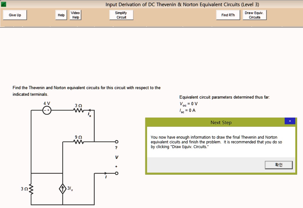 SOLVED: Please find the Thevenin and Norton equivalent circuits. Please ...