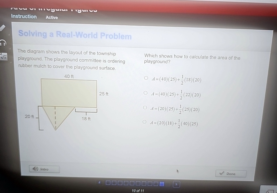 Solving a Real-World Problem The diagram shows the layout of the ...