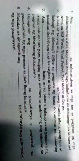 SOLVED: pahelp naman(E.P.P.)(Tayahin)Panuto: Piliin sa loob ng kahon ...