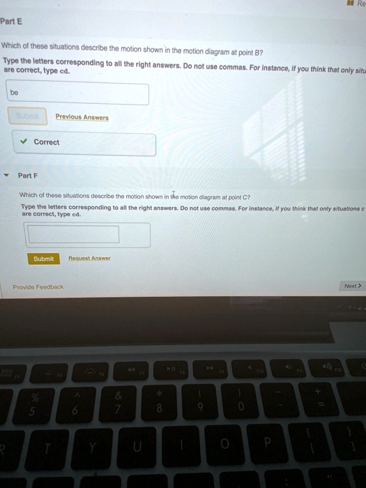 Which of these situations describe the motion shown in the motion ...