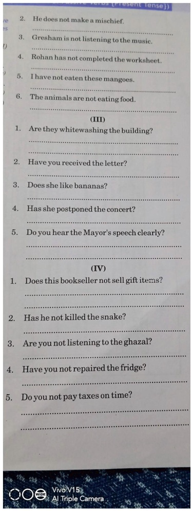 SOLVED: 'change the following sentences into passive voice' SOLVED: 'change the following sentences into passive voice'