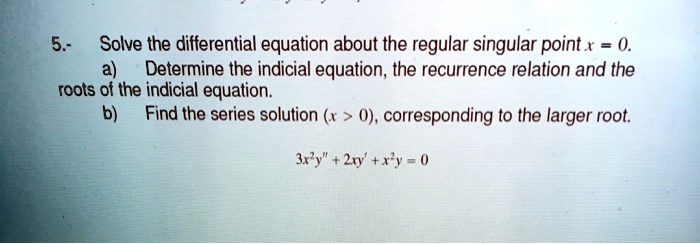 SOLVED: 5: SOLVED: 5: