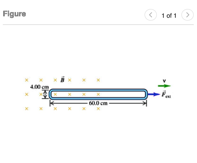 SOLVED: A very long, rectangular loop of wire can slide without friction on a horizontal surface ...