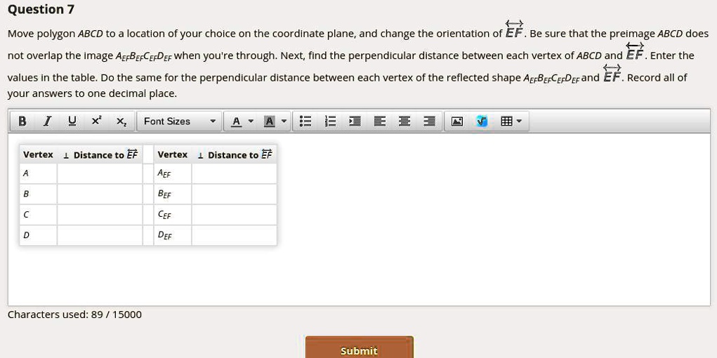 SOLVED: "Move polygon ABCD to a location of your choice on the ...