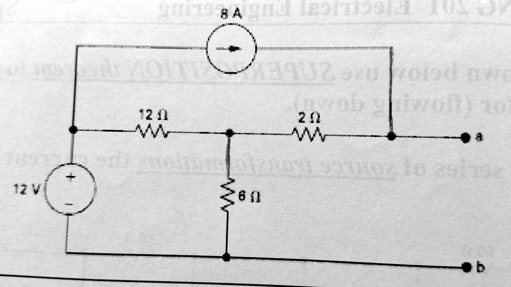SOLVED: For the circuit shown below, find the Thevenin equivalent ...