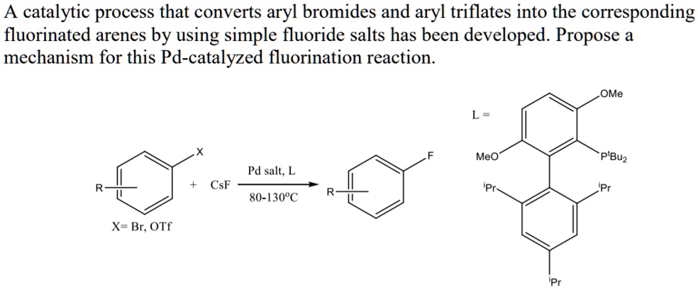 a catalytic process that converts aryl bromides and aryl triflates into ...