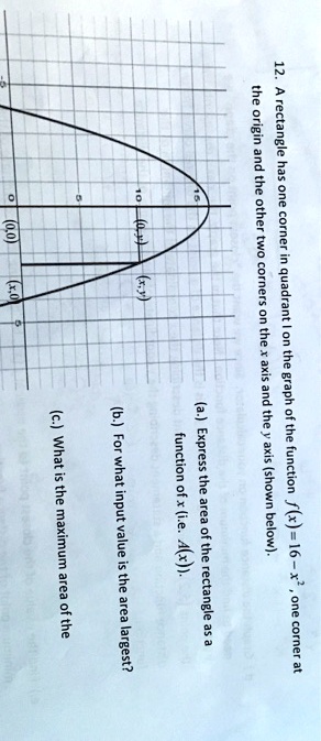 SOLVED: the origin A rectangle has and the other two one corner In ...