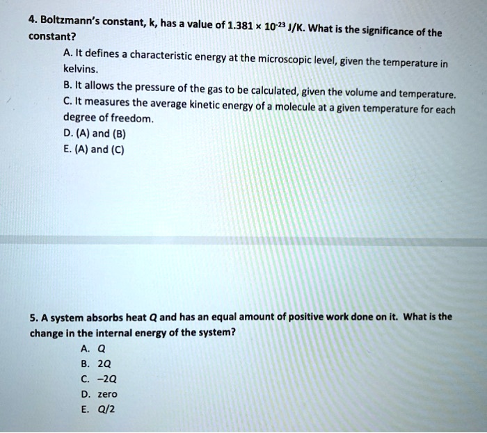 boltzmann constant k has value of 1381 10 23 jk what is the constant ...