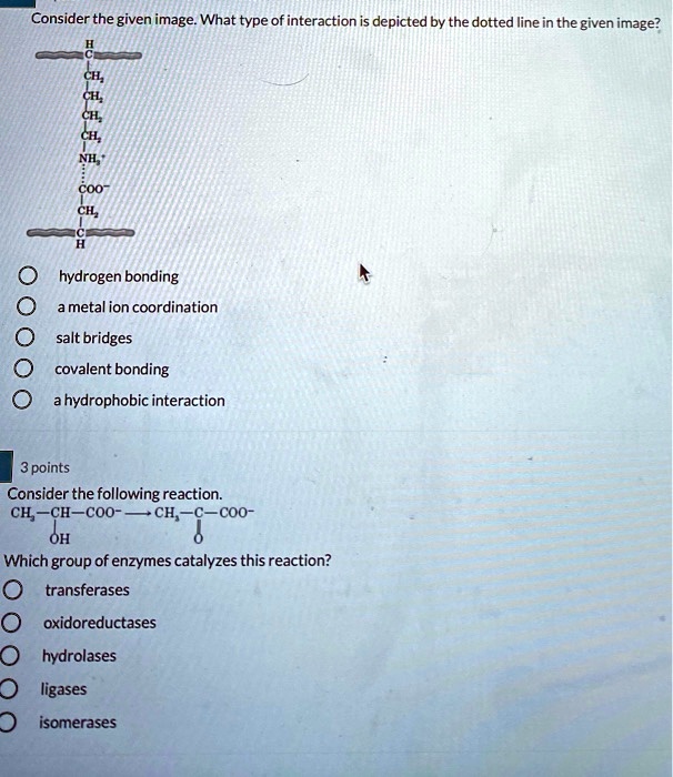 SOLVED: Consider the given image What type of interaction is depicted ...