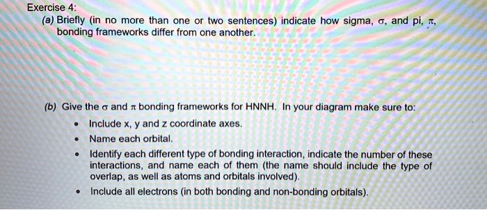 SOLVED: Exercise 4: (a) Briefly (in no more than one or two sentences ...