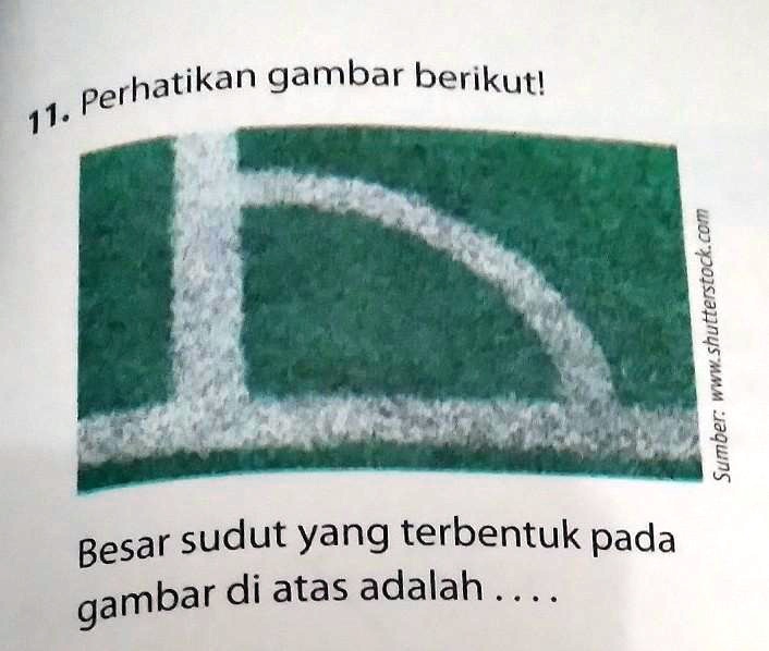 SOLVED: Perhatikan gambar berikut!Besar sudut yang terbentuk padagambar ... SOLVED: Perhatikan gambar berikut!Besar sudut yang terbentuk padagambar ...