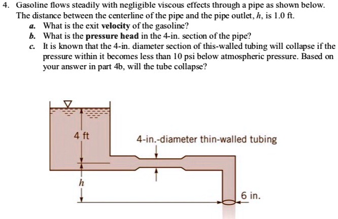 SOLVED: please solve all parts using the bernoulli equation :-) 4 ...