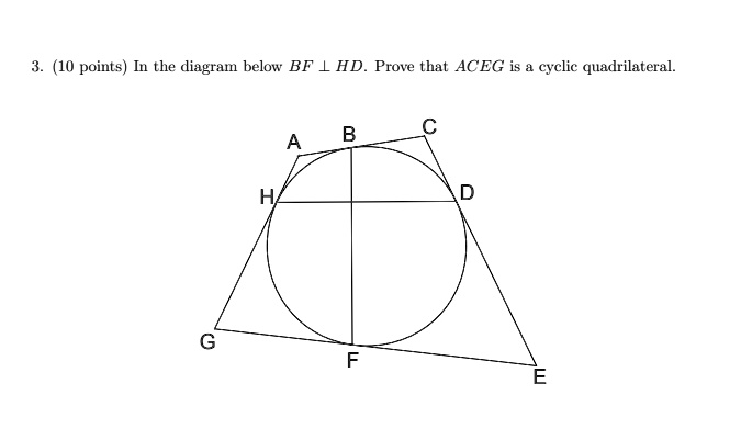 SOLVED: (10 points) In the diagram below BF L HD. Prove that ACEG is ...