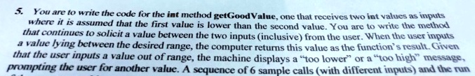 Solved Java Programming Prompting The User For Another Value A Sequence Of 6 Sample Calls