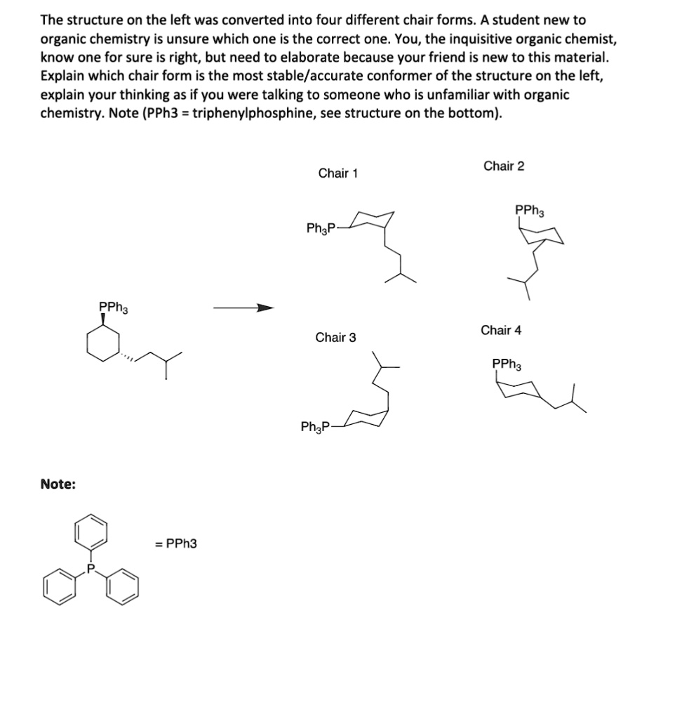 SOLVED: The structure on the left was converted into four different ...