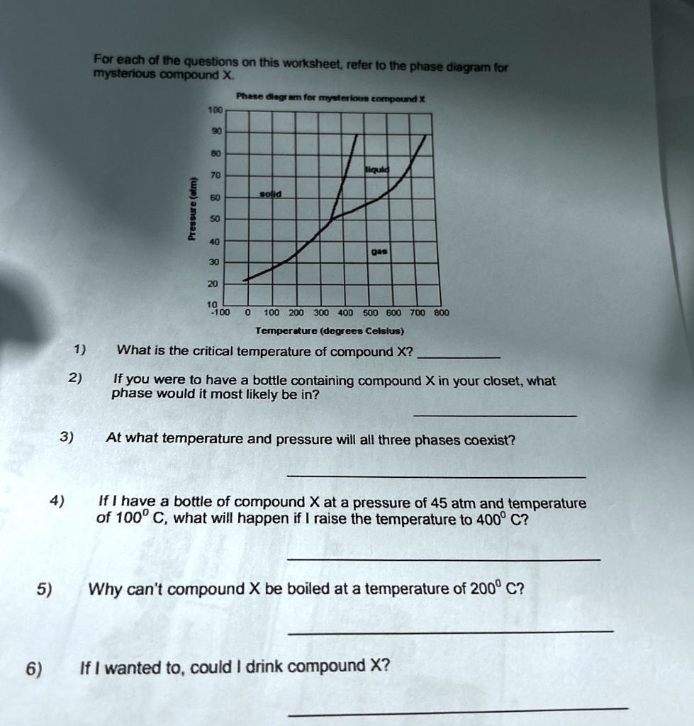 for each of the questions on this worksheet refer to the phase diagram ...