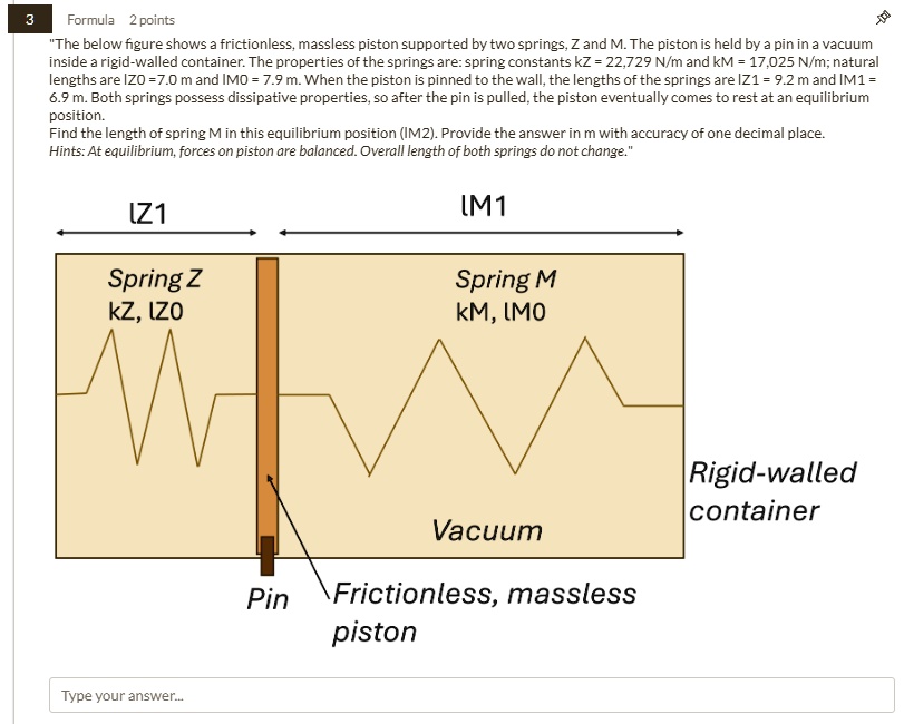 3 formula 2 points the below figure shows a frictionless massless ...