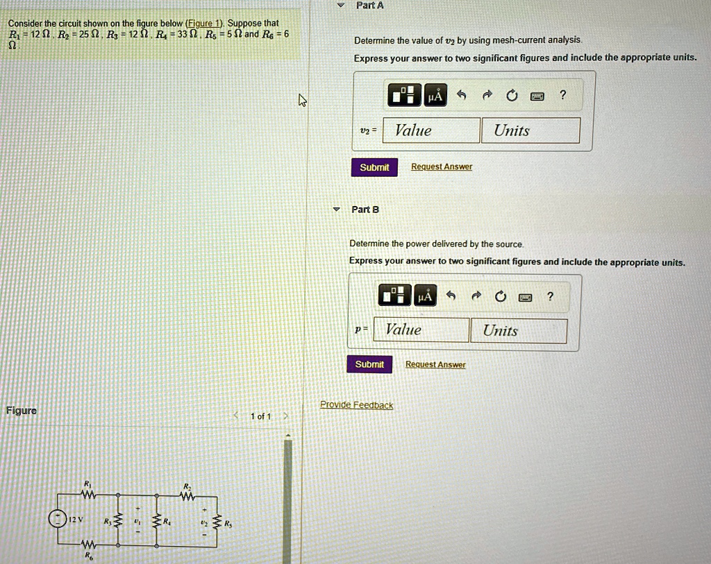 part a consider the circuit shown on the figure below figure 1 suppose ...