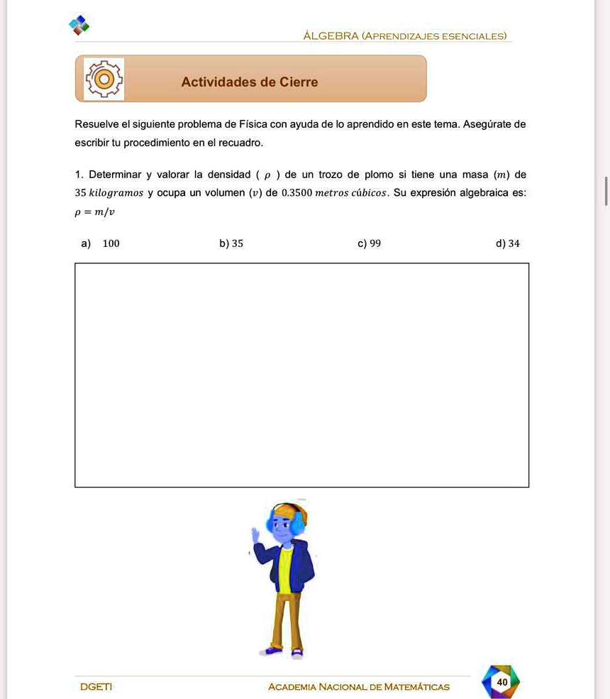 ayuda por favor doy corona algebra aprendizajes esenciales actividades ...