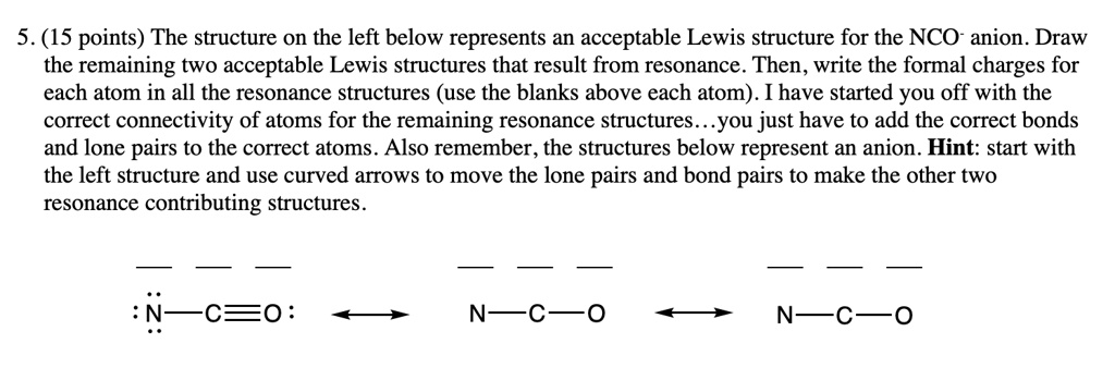 SOLVED: 5.(15 points) The structure on the left below represents an ...