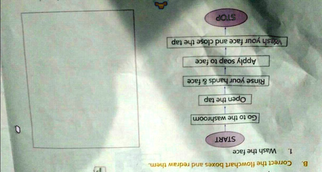 Solved Correct The Flowchart Boxes And Redraw Them