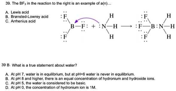 the bf3 in the reaction to the right is an example of an lewis acid ...