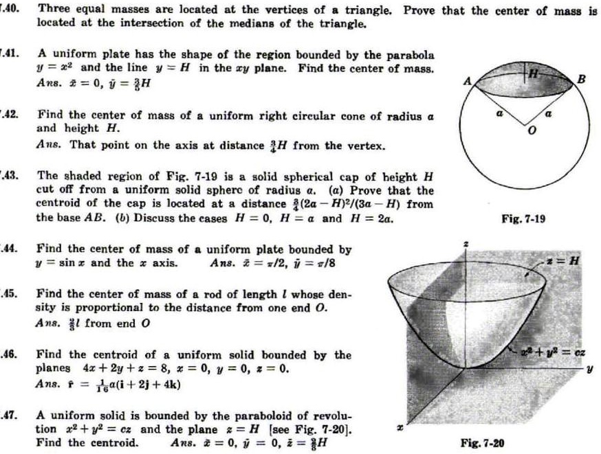 SOLVED: Texts: Urgent Required Solution 40. Three equal masses are ...