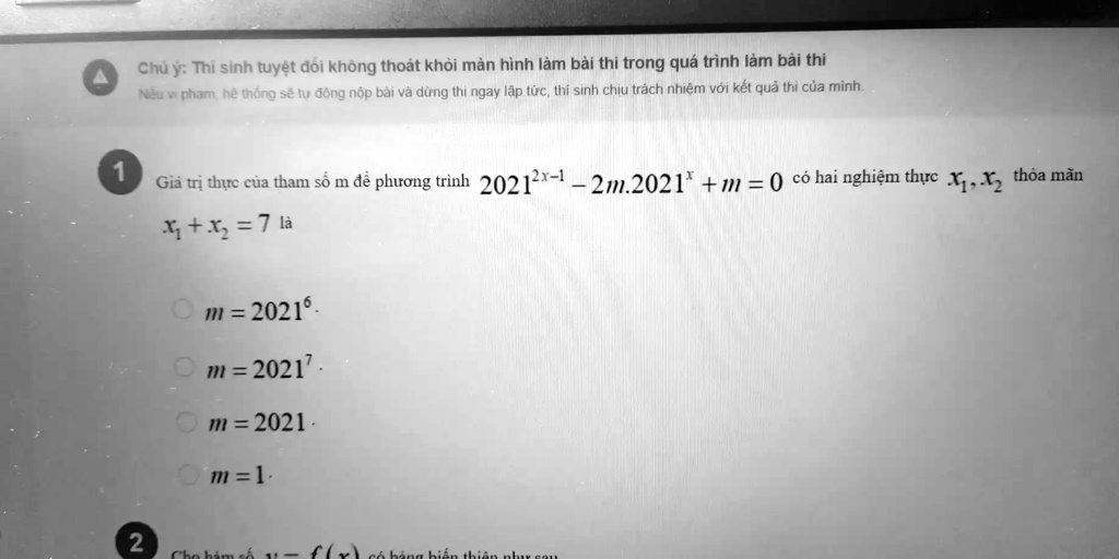 Solved Không Thoát Khá I Mà N Hình Iam Bà I Thi Trong Quá Trình