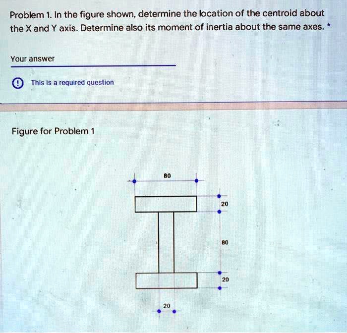 SOLVED: Problem 1. In the figure shown, determine the location of the ...