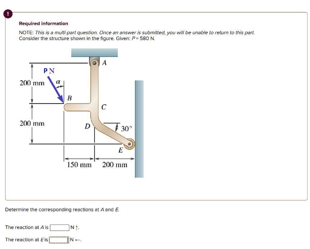 SOLVED: Required information NOTE: This is a multi-part question. Once ...