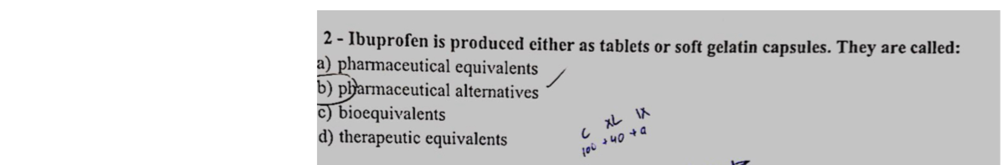 SOLVED: 2 - Ibuprofen is produced either as tablets or soft gelatin ...