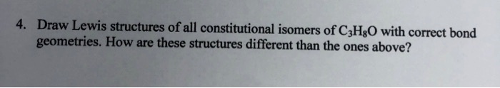 VIDEO solution: Draw Lewis structures of all constitutional isomers of ...