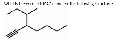 what is the correct iupac name for the following structure 82415