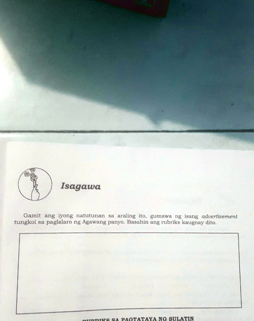 SOLVED: Can any body help me? Isagawa Gamit ang iyong natutunan Sh ...