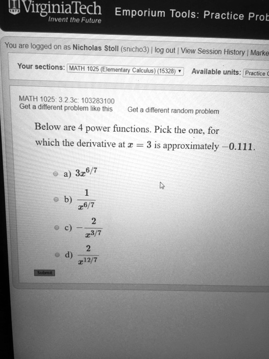 SOLVED: Virginia Tech Emporium Tools: Practice Pro Invent the Future ...