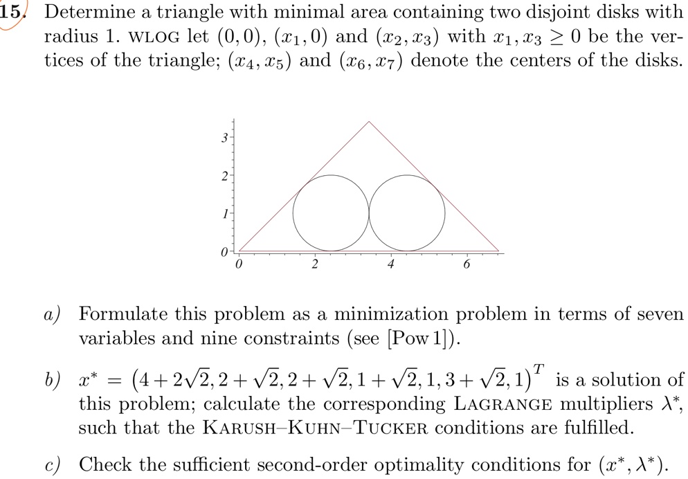 please show the detailed procedures thanks 15 determine a triangle with ...