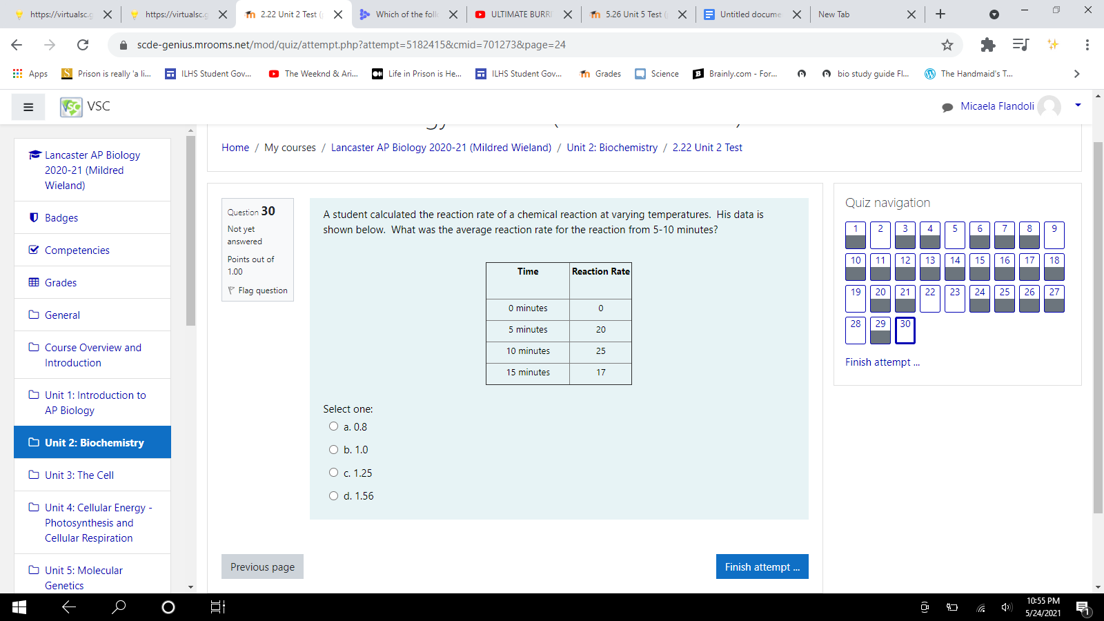 C e scde-genius.mrooms.net/mod/quiz/attempt.php?attempt=5182415&cmid=701273&page =24 ≡ SC VSC ...