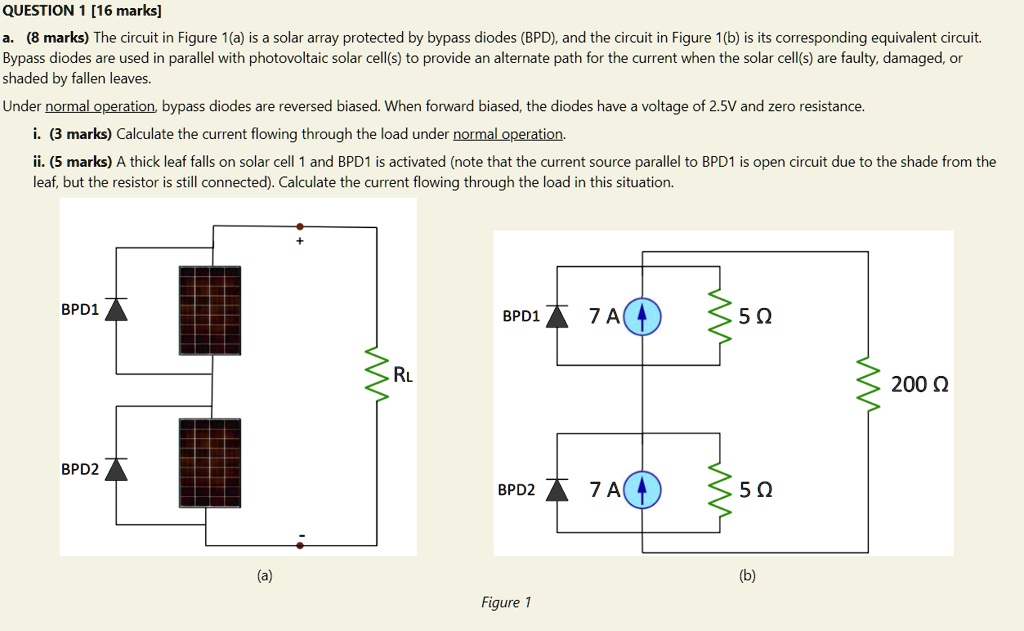 SOLVED: QUESTION 1 [16 marks] a. 8 marks The circuit in Figure 1a is a ...