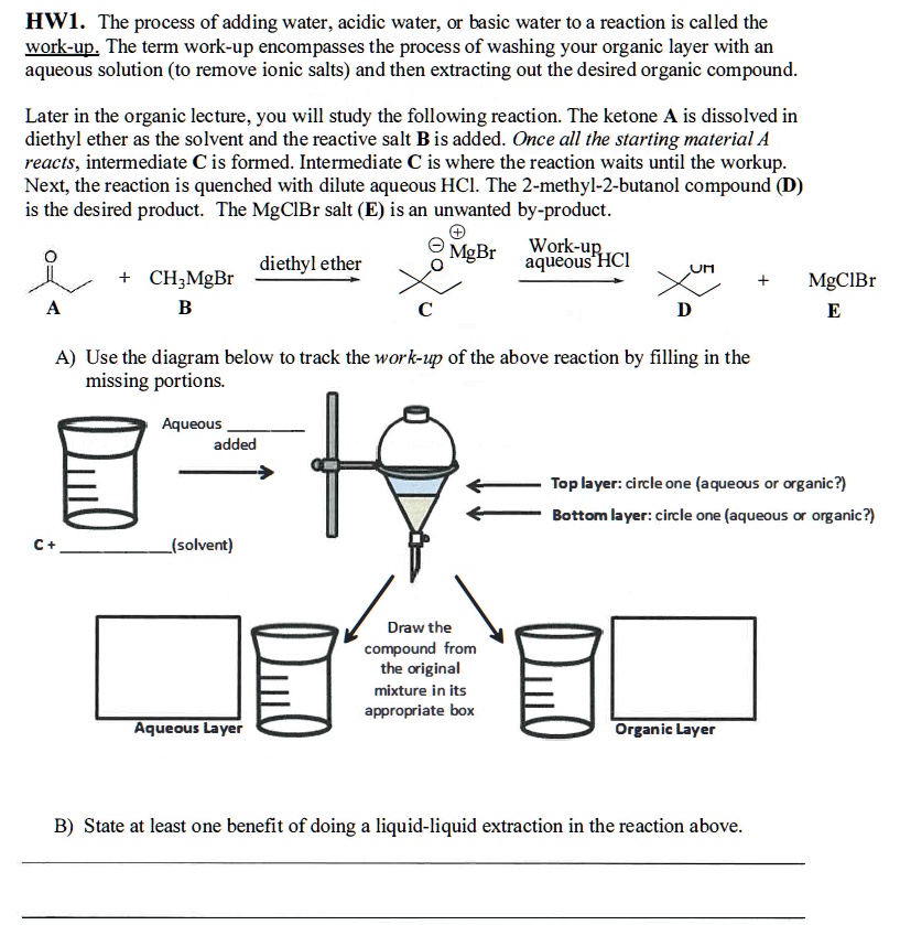 hwi the process of adding water acidic water or basic water to a ...