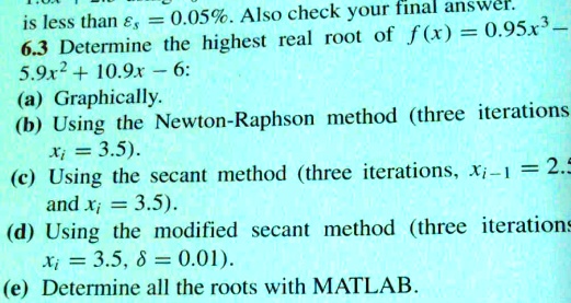SOLVED:=0.059_ Also check your final answer. is less than &$ root of f ...