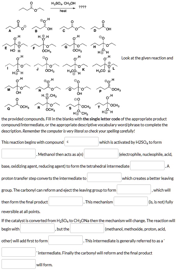 hzso4 chsoh 2777 heat och och ho lookat the given reaction and ocha hco ...