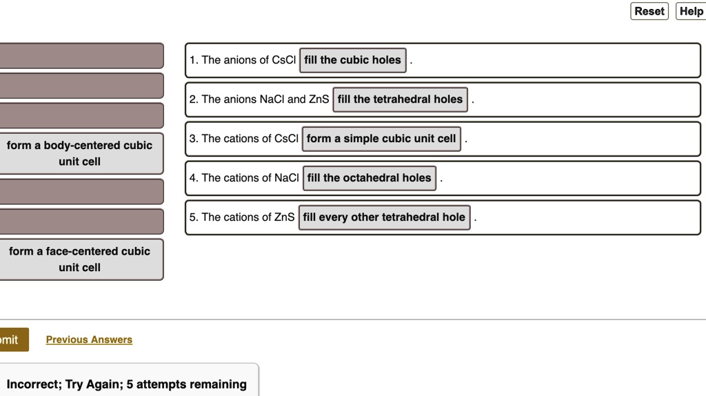 1. The anions of CsCl fill the cubic holes 2. The anions NaCl and ZnS ...