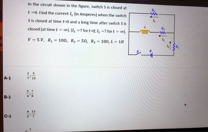 In the circuit shown in the figure, switch is closed … - SolvedLib