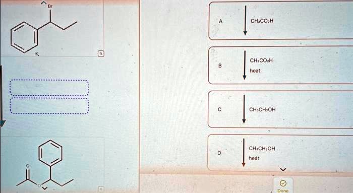 SOLVED: Predict reagents needed to complete this SN1 solvolysis ...