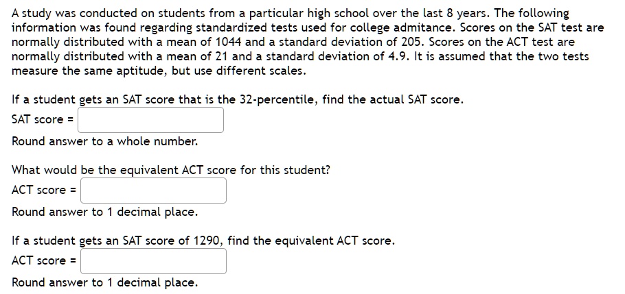 Act Percentile
