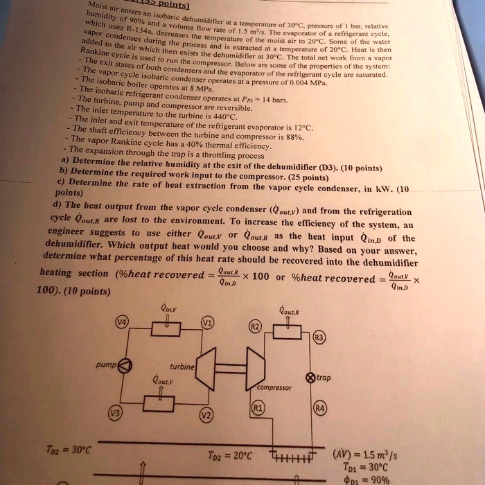 SOLVED: - The expansion through the trap is a throttling process. a ...