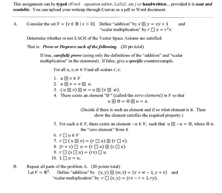 SOLVED This Assigument Can Be Typed Word Equation Editor LaTel Etc 