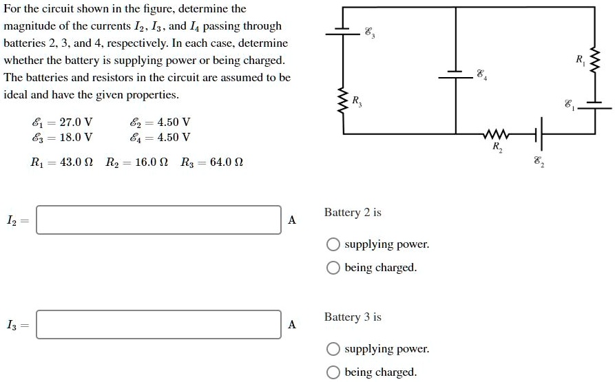 For The Circuit Shown In The Figure Determine The Magnitude Of The